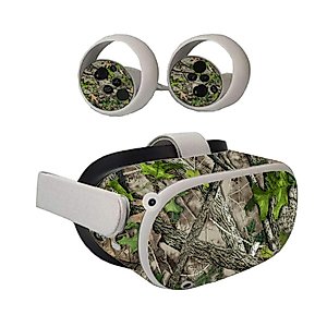Mighty Skins Skin Compatible with Oculus Quest 2 - HTC Green Protective, Durable, and Unique Vinyl Decal wrap Cover Easy to Apply, Remove, and Change Styles Made in The USA (OCQU2-Htc Green)
