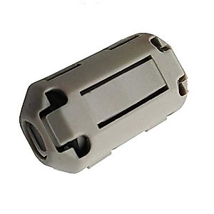 20pcs Inner 7mm 0.28inch Ferrite Clip Filter Ferrite Core Chokes Ferrite Bead Ferrite Ring Ferrite Clamps Ferrite Snaps Grey