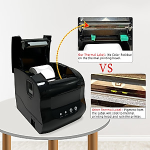 PARLAIM 2 Inch Circle Thermal Sticker Labels,700PCS Round Direct Thermal Printer Labels for Business Bottle DIY Design, QR Code, Name Tag, Inventory (White)