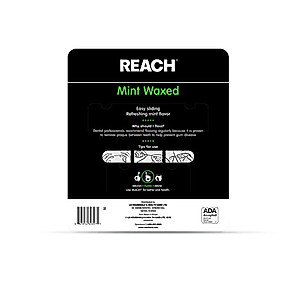 Johnson & Johnson Reach Mint Waxed Dental Floss, 5 Count