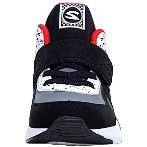 V VICROAD Toddler Kid Breathable Outdoor Hiking Sneakers Grey/Red Athletic Running Shoe Size 9 for Boys Girls