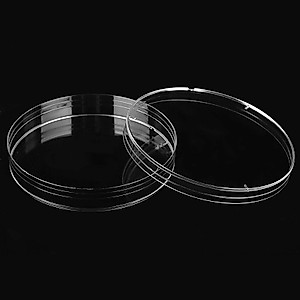 ZOENHOU 50 PCS 90 x 15mm Plastic Petri Dishes, Clear Culture Dish with Lids Sterile Petri Dish, including 100 PCS 3ml Plastic Transfer Pipettes for School, Lab, Science, Fair Project and theme Parties