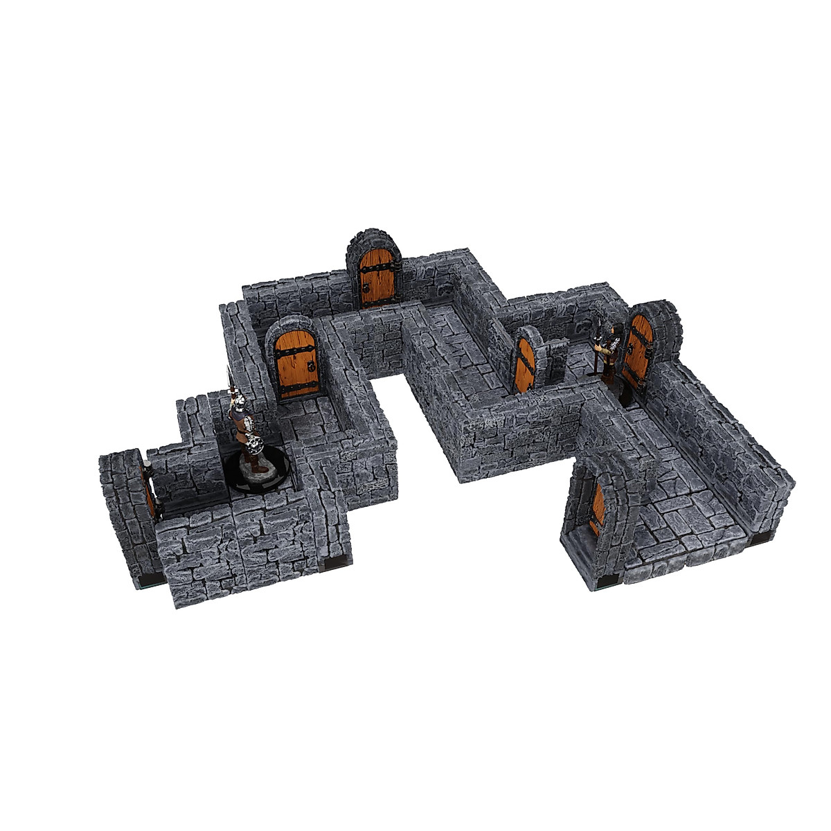Warlock Tiles: Expansion – 1 in. Dungeon Straight Walls