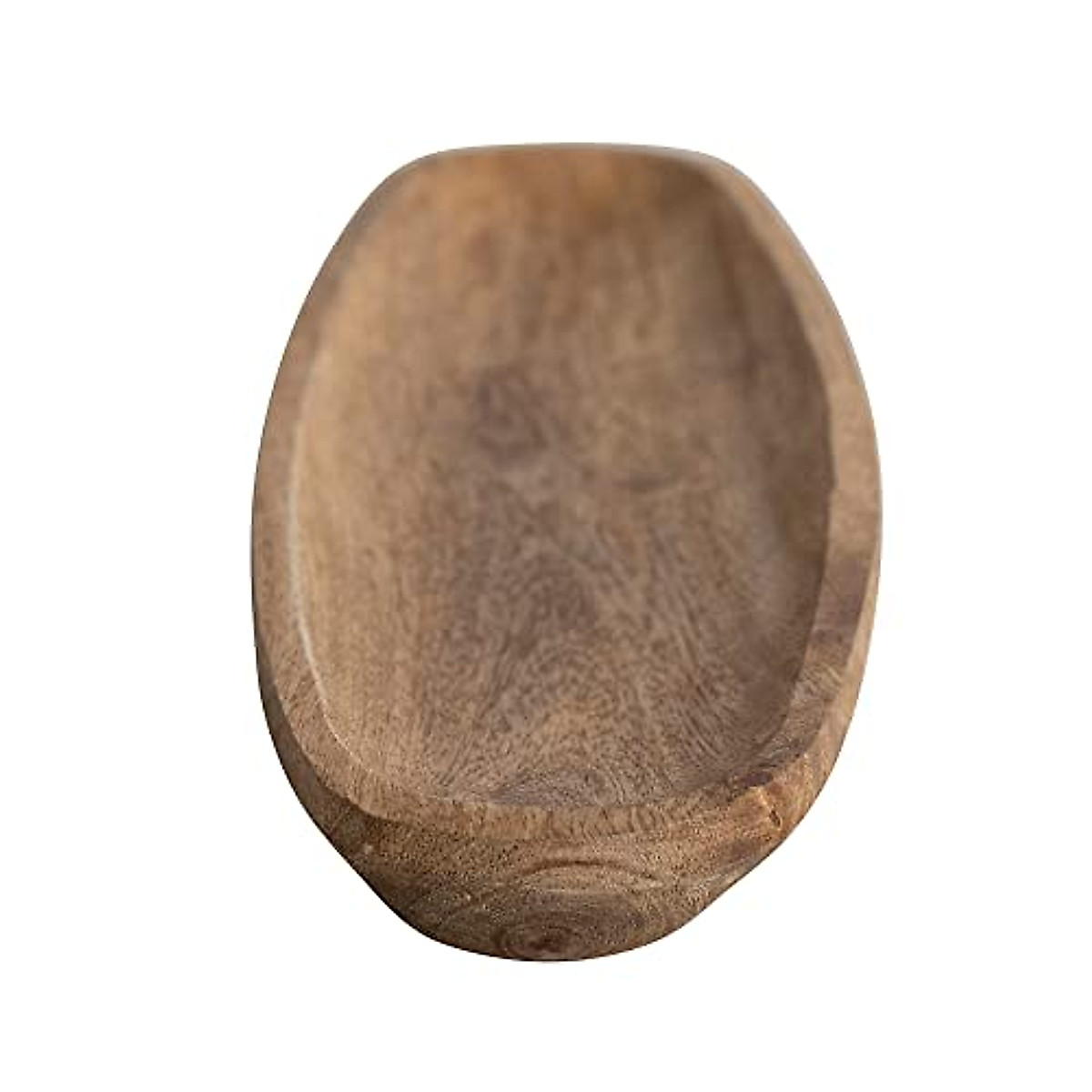 Creative Co-Op Boho Oval Wood, Natural Tray