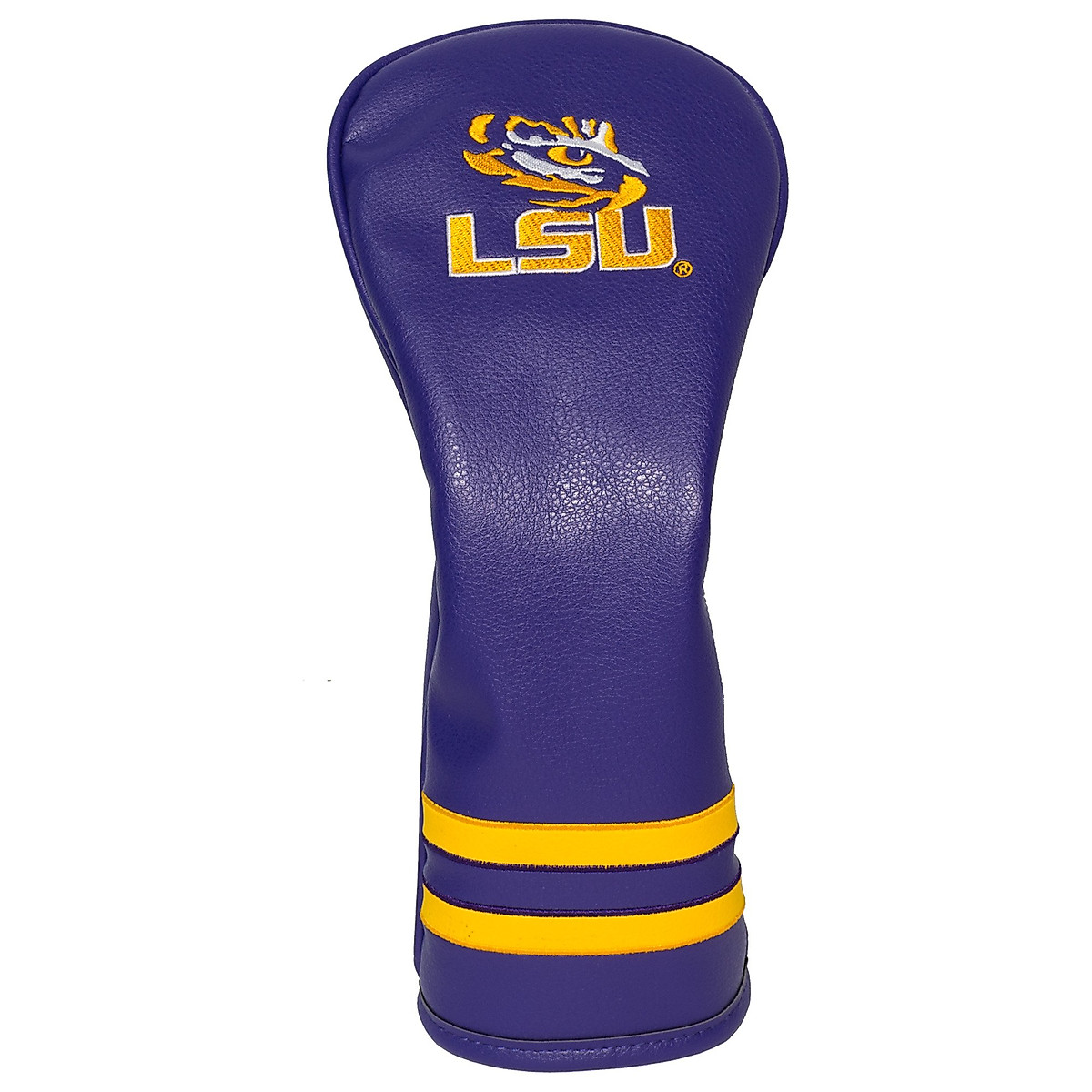 Team Golf NCAA LSU Tigers Vintage Fairway Head Cover Vintage Fairway Golf Club Headcover, Form Fitting Design, Retro Design & Superb Embroidery