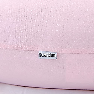 Yuantian Pregnancy Pillow, for Pregnant Woman C-Shape Full Body Pillow and Maternity Support (Jersey Cover)- Support for Back, Hips, Legs, Belly for Pregnant Women
