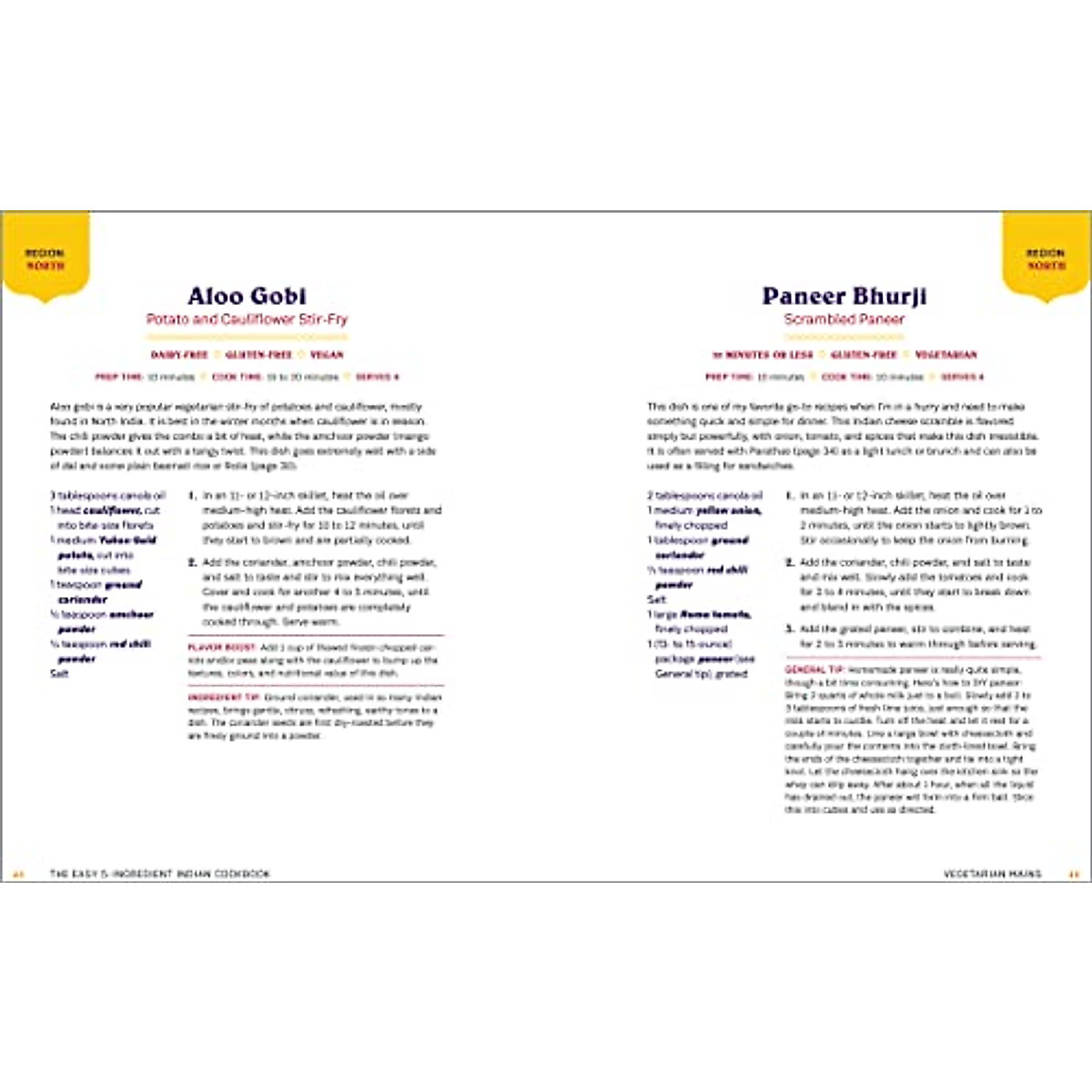 The Easy 5-Ingredient Indian Cookbook: 75 Classic Indian Recipes Made Simple