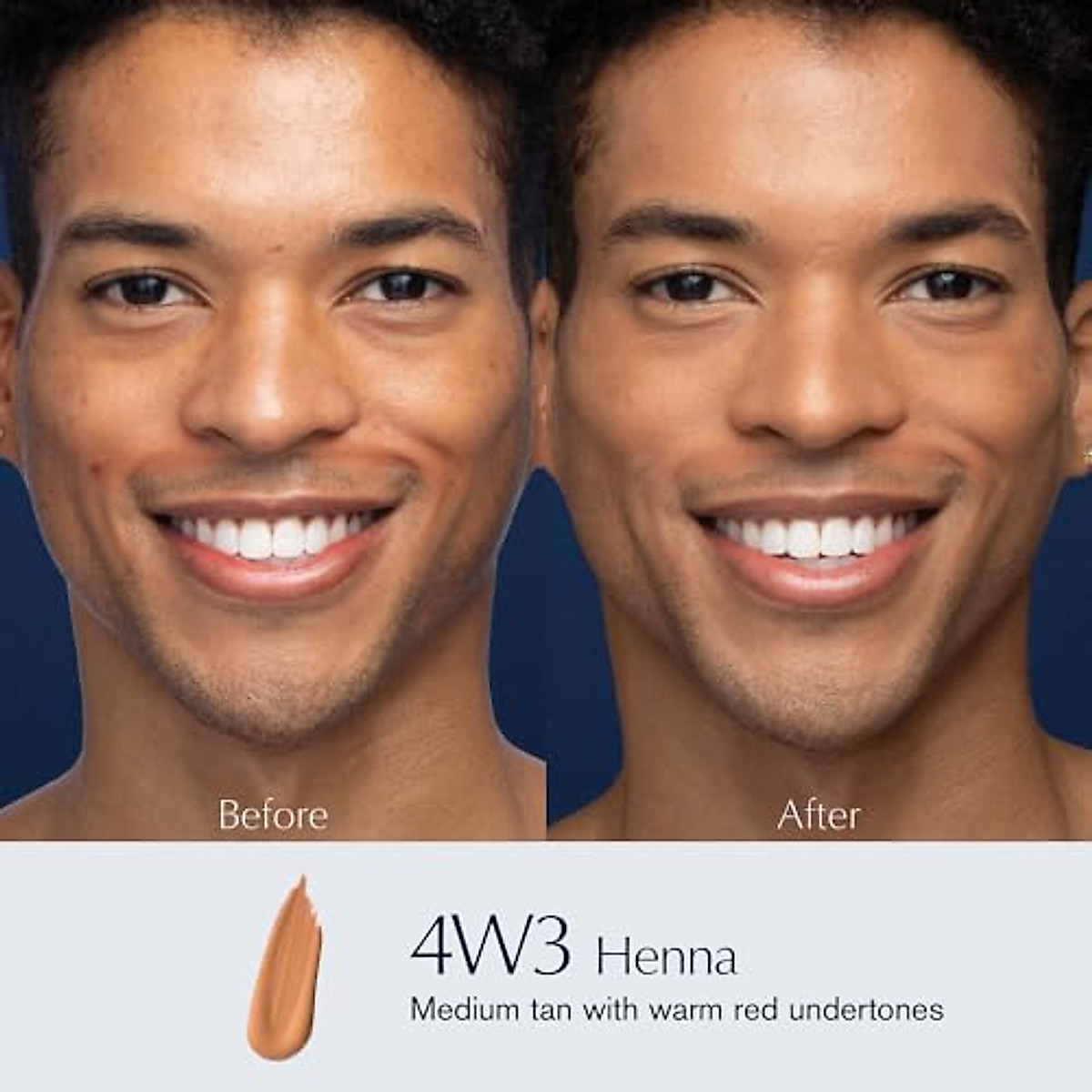 Estée Lauder Double Wear Stay-in-Place 24-Hour Long-Wear Matte Foundation Makeup, 1 Fl Oz, 4W3 Henna