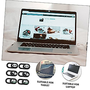 SOLUSTRE Computers Laptops 6pcs Phone Lid Privacy Pattern Slide Cover Blocker Sliders Laptop Web for Camera Sliding Peeping Anti- Slides Tablet Tablets Computer Anti-Peeping Computer Camera