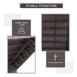 Varbucamp Rattan Outdoor Coffee Tables for Patio, Sturdy Rectangular Faux Wicker Patio Table, Easy to Assemble with Plastic Legs, Brown