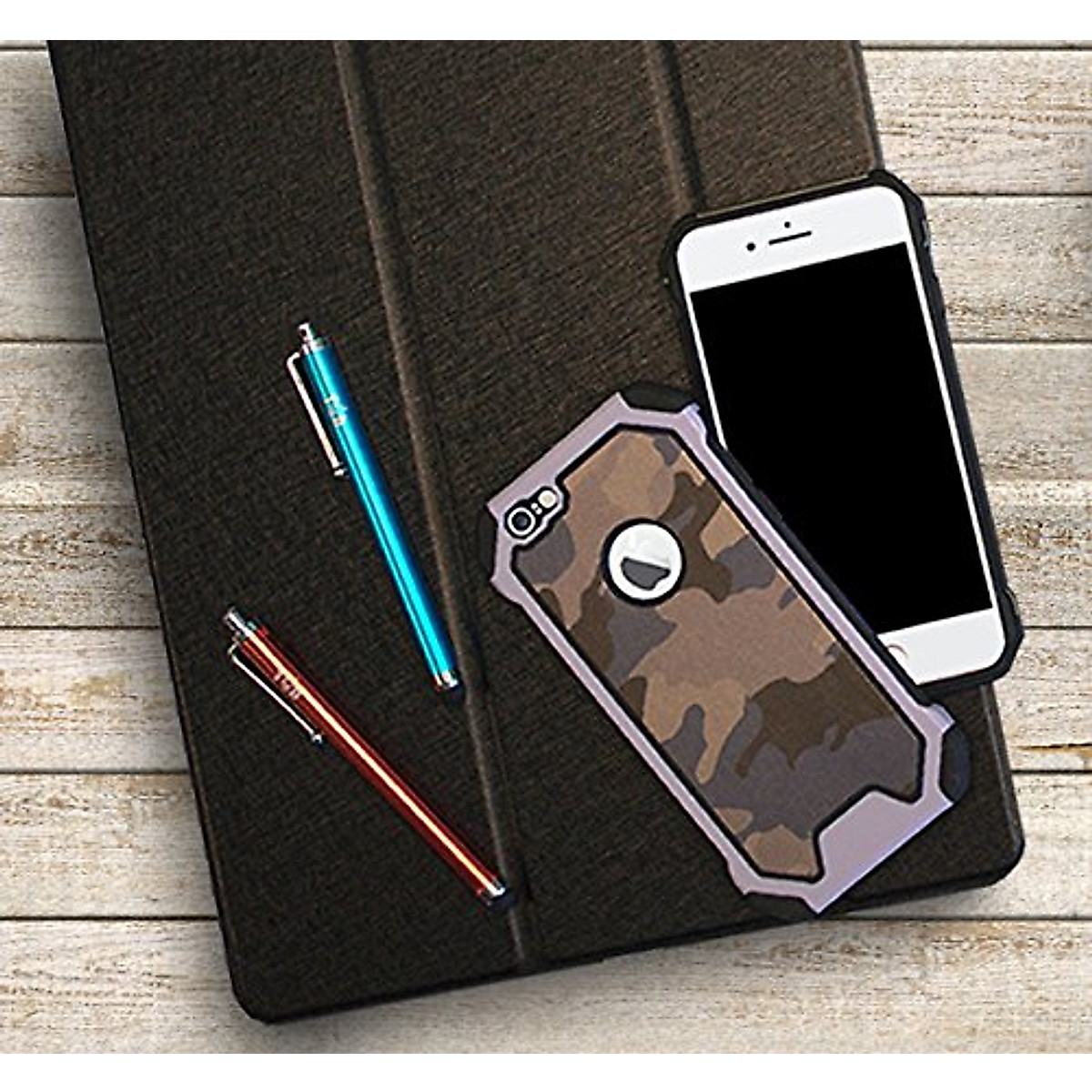 TCD 10 Pack Black High Precision Universal Capacitive Touch Screens Devices, Stylus Pens for Touch Screens Devices, Compatible with iPhone, iPad, Tablet, Touchscreen Laptop