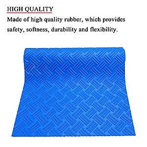2 Rolls Swimming Pool Ladder Mat - Protective Pool Ladder Pad Step Mat with Non-Slip Texture, Blue Medium 36 inch X 9 inch