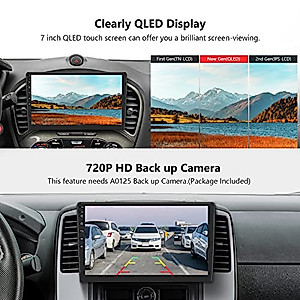 Eonon 10.1 Inch Double Din Car Stereo,Wired and Wireless CarPlay & Android Auto, Mirror Link, QLED Display Car Radio Receiver, Quick Charge/Built in DSP, Bluetooth 5.0-X20PLUS