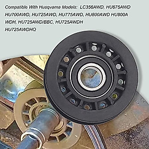 587973001 587969201 Idler Pulley Assembly Compatible With Husqvarna Craftsman Walk-Behind Lawn Mowers, for Lawn Mower Decks Idler Pulley HU725AWD/BBC, HU725AWDHQ, LC221RH Replaces Previous 581904001