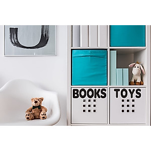 The Peel People Peel and Stick Letters and Numbers - Acid-Free, Non-Toxic, Use Indoors or Outdoors, Made in The USA, 115 4-Inch Stickers Included, Solid Black