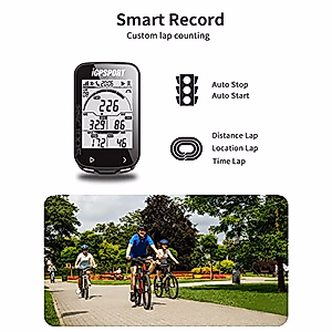 iGPSPORT BSC100S Bicycle/Bike Computer Wireless, 2.6-inch LCD Display GPS Bike Computer (Set)