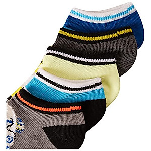 Despicable Me Boys Minions 5 Pack No Show Socks