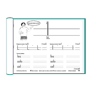 Learning Without Tears El Poder De La Imprenta (Student Edition, Spanish)- Handwriting Without Tears- Grade 2, Print Letters, Words, Sentence Practice Numbers, Coloring- for School and Home Use