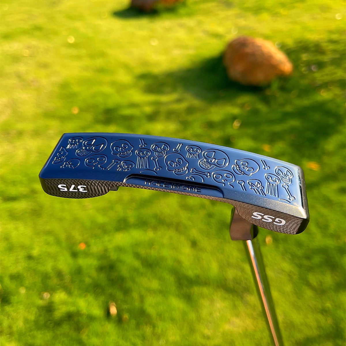 CALONG Super GSS Blade Golf Putter 303 Steel 375g CNC Milled Right Hand Skull Golf Club Putter with Headcover