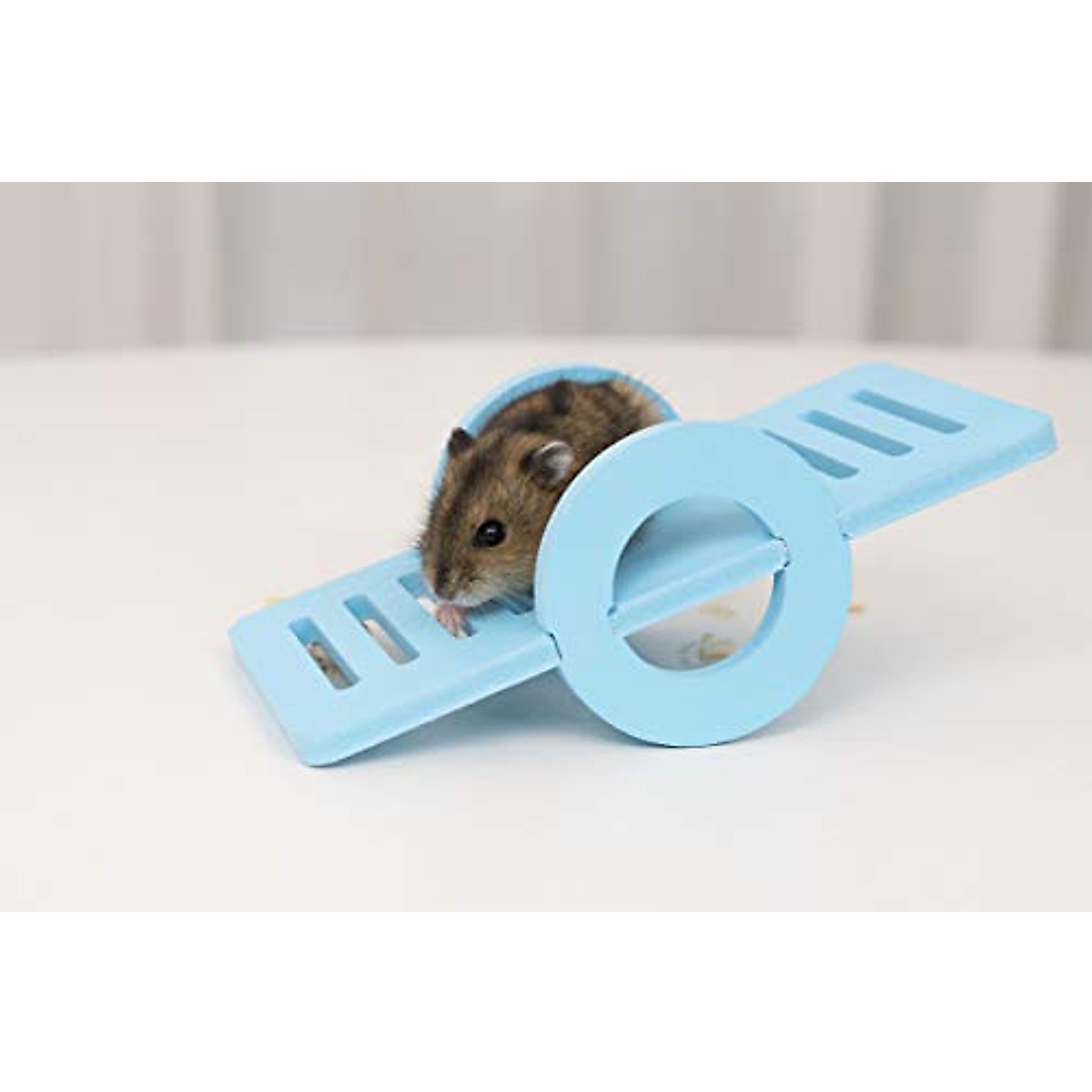 PStarDMoon Portable Hamster Cage with Running Exercise Wheels, Water Bottle, with Rainbow Hamster Toys and Sawdust, for African Miniature Rabbit Chinchilla Squirrel and Other Small Animals (Pink)