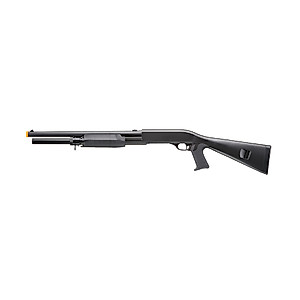 Durable Multi-Shot Triple Burst Pump Action Airsoft Steel/Polymer Shotgun 380 FPS with Shell-M3