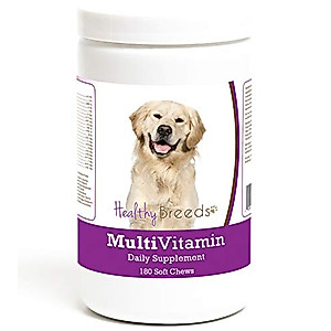 Healthy Breeds Golden Retriever Multivitamin Soft Chew for Dogs 180 Count