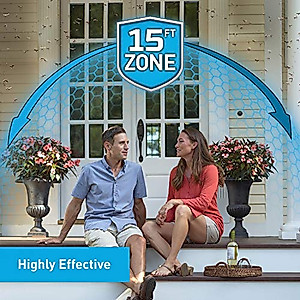 Thermacell Patio Shield Bundle - Mosquito Repeller + 36-Hour Refill Pack; Includes 4 Fuel Cartridges & 12 Repellent Mats for a Total of 48 Hours of Mosquito Repellent for Patio; Bug Spray Alternative