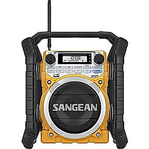 Sangean U4 AM/FM-RBDS/Weather Alert/Bluetooth/Aux-in Ultra Rugged Rechargeable Digital Tuning Radio (Renewed)