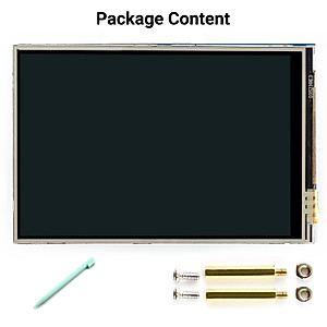 Waveshare 3.5inch Touch Screen, Compatible with Raspberry Pi 5/4B/3B/Zero/Zero W/Zero 2W/Pico/Pico W/Pico WH, TFT LCD, 480x320