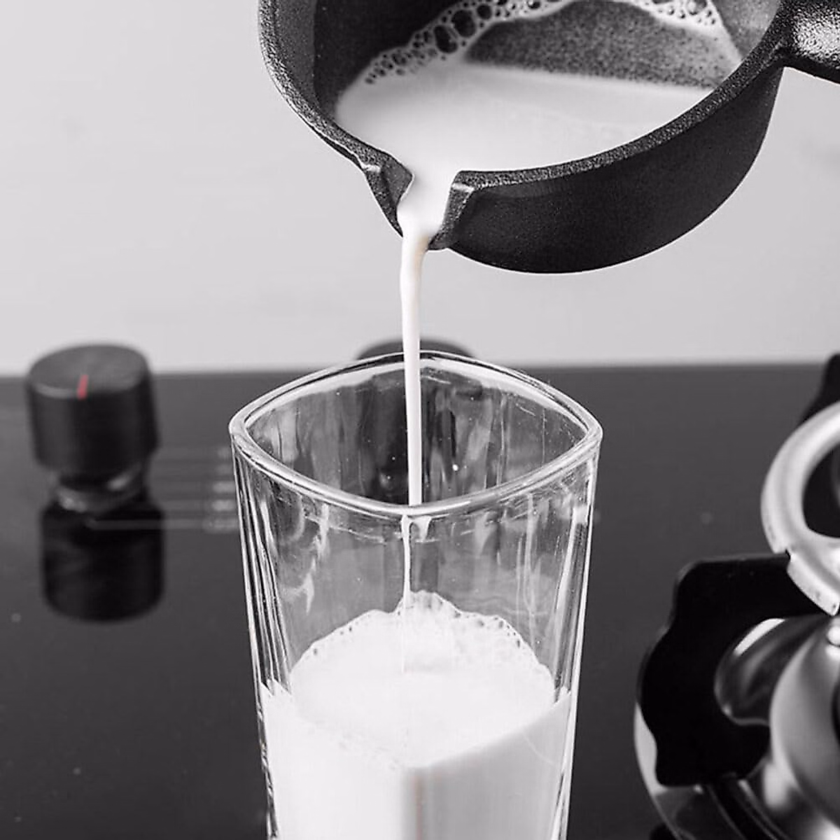 ABOOFAN Mini Hot Oil Pan Butter Sauce Pan Pancake Griddle Milk Pan Butter Melting Pot Turkish Coffee Maker Turkish Coffee Machine Iron Pan Baby Japanese-style Induction Cooker Cast Iron