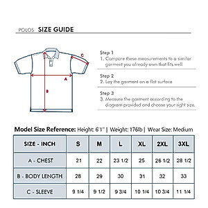 M MAELREG Mens Pique Polo Shirts Short Sleeve Performance Moisture Wicking Quick Dry Casual Golf Shirts for Men Navy