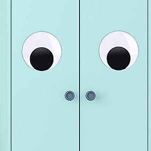 Giant Wiggle Googly Eyes with Self Adhesive Large Black Plastic Eyes for Crafts 2 Inch 3 Inch 4 Inch Set of 8
