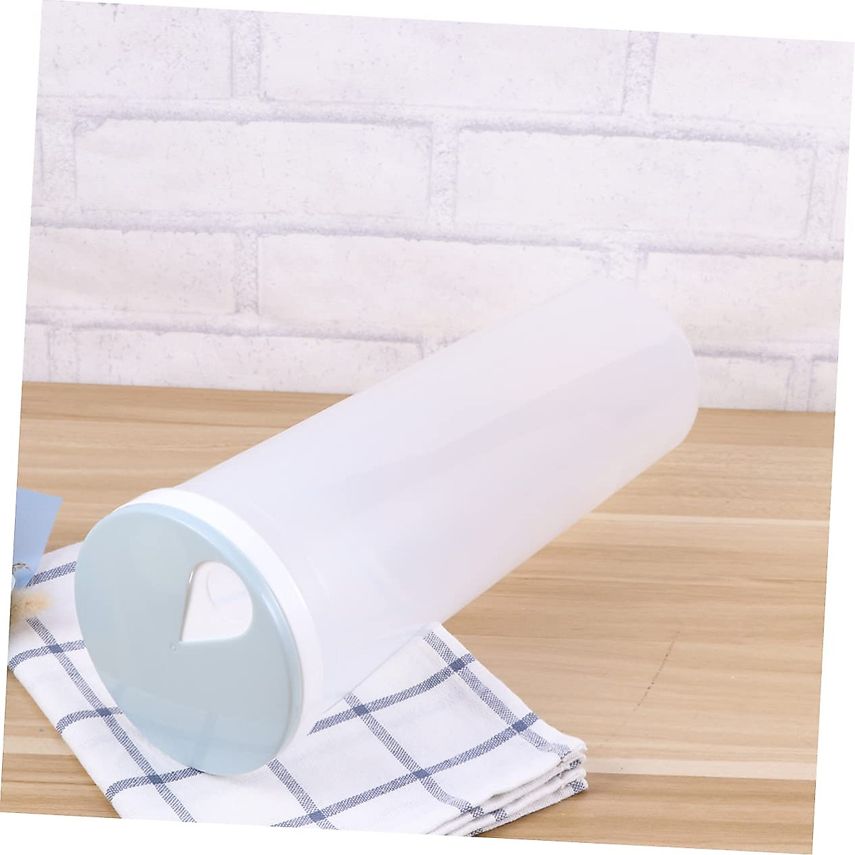 KICHOUSE Container Blue Pasta Tall Noodle Jar Beans Spaghetti Airtight Plastic for Food Containers Holder Cereal Kitchen Noodles Lid Multifunction Sealed Nuts Utensils Storage With Clear