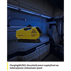 EnjoyCool Portable Air Conditioners, Outdoor Air Conditioner, 2380BTU Home AC Cooling Unit, 24Volt, 220W Low Power Consumption for Outdoor Camping Tent, Car, Truck, Parties, Fishing, Van and RV