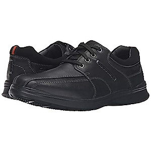 Clarks Men's Cotrell Walk Oxford, Black Oily Leather, 12 M US