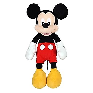 Disney Junior Mickey Mouse Jumbo 25-inch Plush Mickey Mouse, Stuffed Animals, Pretend Play, Kids Toys for Ages 2 Up by Just Play