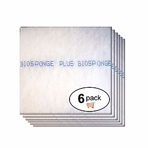14 x 25 BioSponge plus air filter refill (6 pack) One year supply