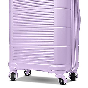 American Tourister Stratum 2.0 Expandable Hardside Luggage with Spinner Wheels, 2PC SET 20/24, Lavender