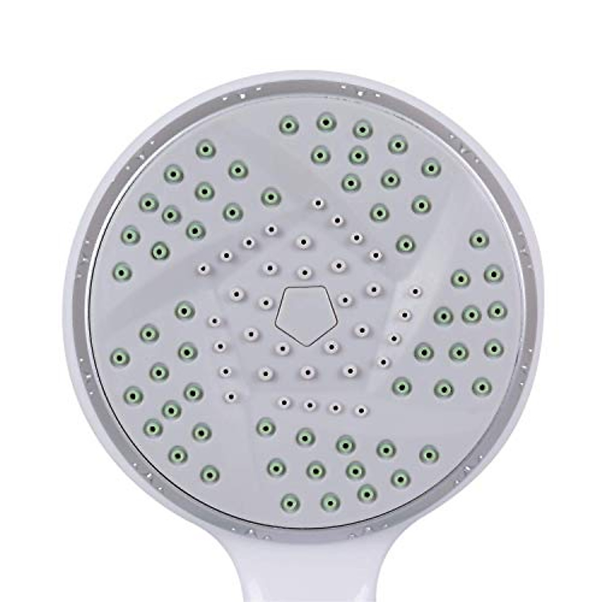 Carex Handheld Shower Head with Extra Long 84" Flexible Hose and Convenient Pause Function - Watersense Certified Handheld Shower Head with Hose with Oversized Spray Head - White