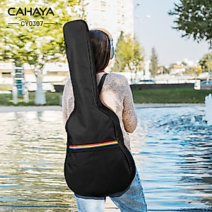 CAHAYA Guitar Bag Acoustic 41 In Dust Cover Soft Guitar Bag Dustproof Guitar Cover Gig Bag for Acoustic Classical Guitars No Padding CY0307