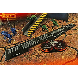 LITKO Double Sided, Range Combat Gauge Compatible with Warhammer 40,000® Kill Team 2nd Edition