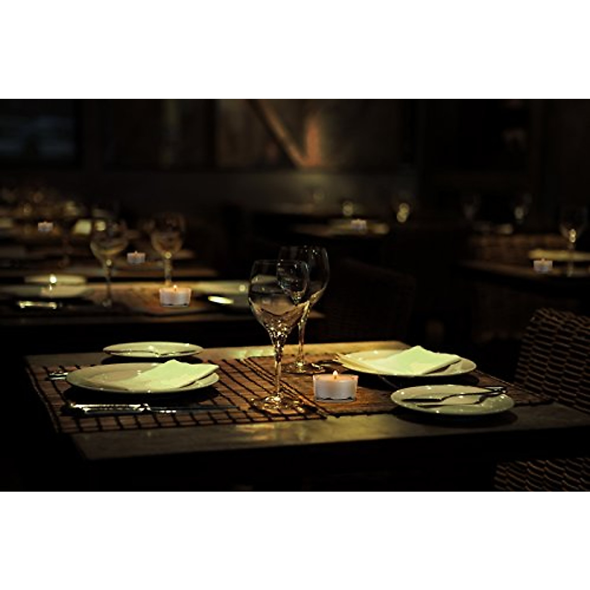 Ner Mitzvah 6 Hour Tea Light Candles - 80 Pack Bulk Package - White Unscented Travel, Centerpiece, Decorative Candle with Maxi Burn Time - Pressed Wax