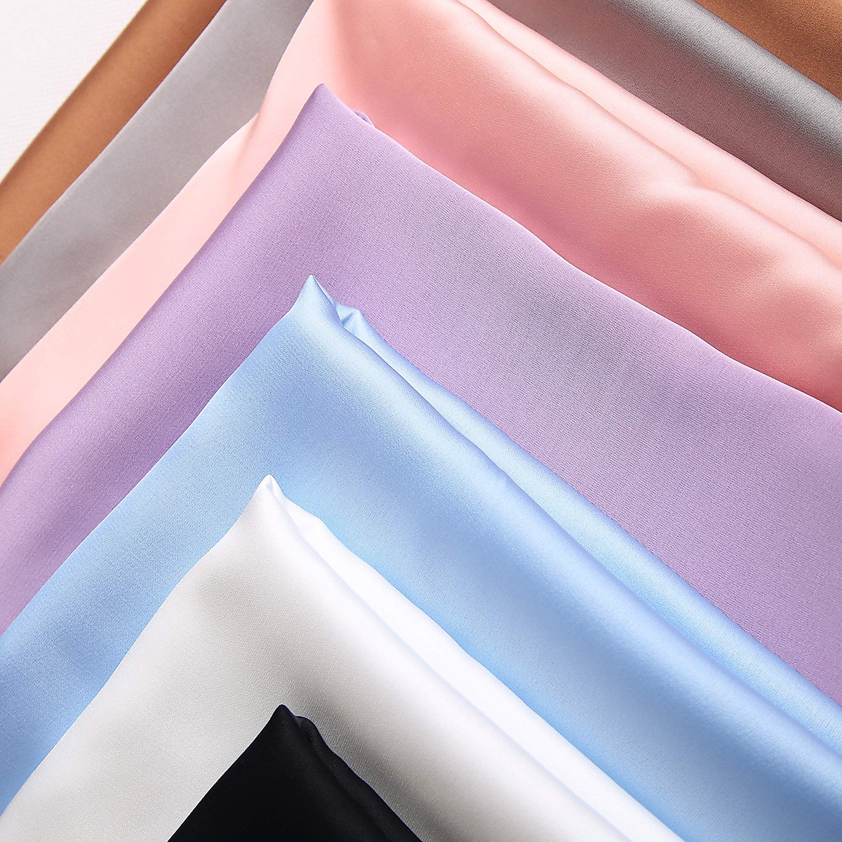 Victivic 100% Silk Pillow Cases 2 Pack, Mulberry Silk Pillowcase for Hair and Skin with Hidden Zipper, Soft Breathable Smooth Cooling Silk Pillowcase for Sleeping Women (Purple, Standard)