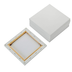 SL crafts Artist Stretched Canvas 8"x8" Professional Quality Frame Canvas Pack of 6