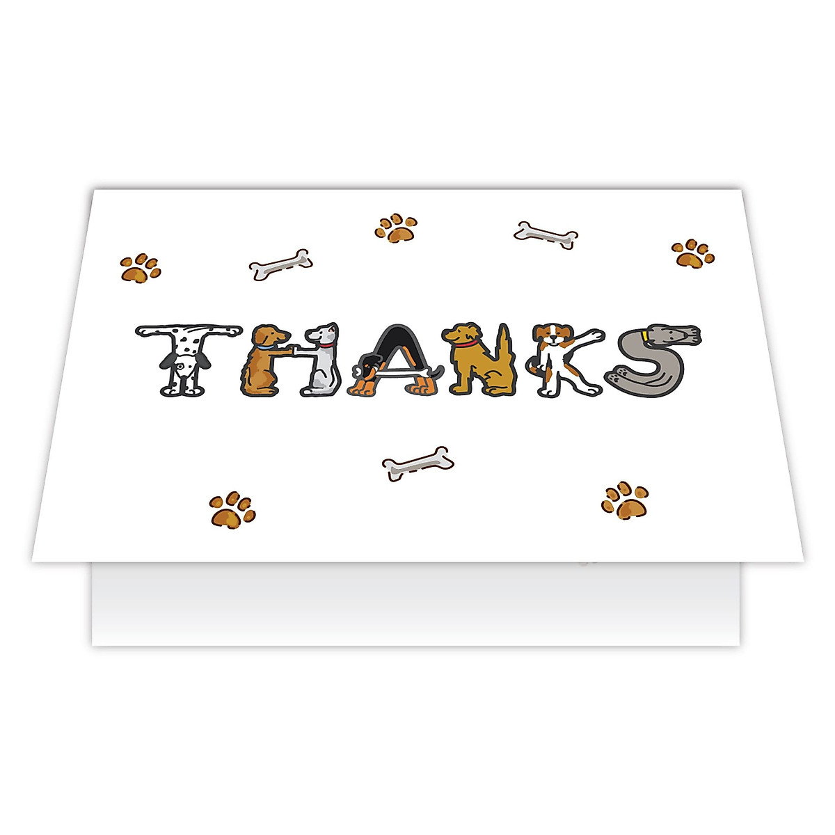 Dog Speak Pet Sitter Thanks Dog Card - Thank You Card