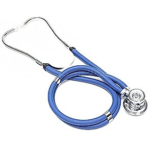 SURGICAL ONLINE Premium Royal Blue Stethoscopes Double Tube Adult and Pediatric Stethoscope - Ideal Gift for EMT, Nurse, Doctor, Medical Student, Paramedic and First Responders Includes Accessories