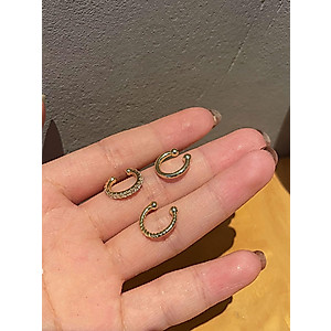 YANCHUN Brass Ear Cuffs, Non-Piercing, Soft Copper, Hypoallergenic, Lightweight, Sturdy, Smooth Surface, Ideal Gift, After Service