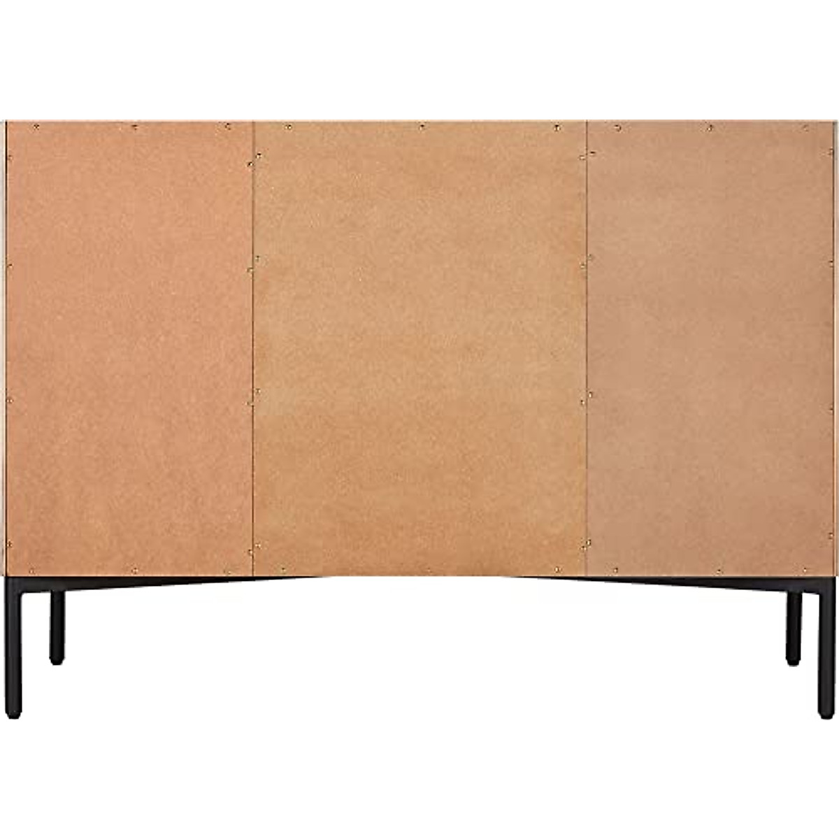 Signature Hardware 953141-48-UM-8 Devora 48" Free Standing Single Vanity Set with Wood Cabinet, Vanity Top, and Oval Undermount Vitreous China Sink - 8" Faucet Holes