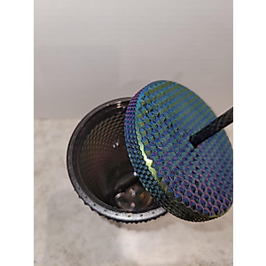 Starbucks Halloween 2023 Oil Slick Rainbow Iridescent Venti Tumbler 16oz