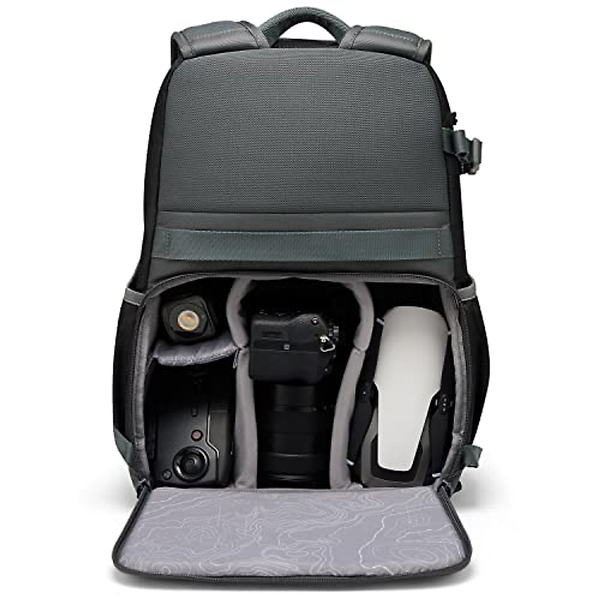 National Geographic Camera Backpack for DSLR or Mirrorless with Lenses, Laptop Compartment, Ultra-Lightweight, Adjustable Padded Divider System, Tripod Attachment, NG E1 5168, Black [Amazon Exclusive]
